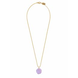 Fr&auml;ulein Wunder Fr&auml;ulein Wunder Kette 'Acetat Alice Gold' Damen Gr&ouml;&szlig;e 45 cm flieder