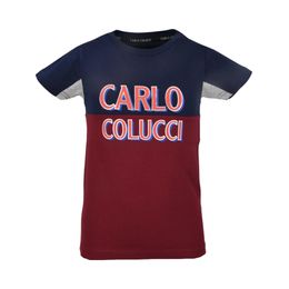 Carlo Colucci T-Shirt ' Camarra ' M&auml;dchen Gr&ouml;&szlig;e 122/128 bordeaux