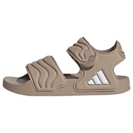 ADIDAS SPORTSWEAR Sandals & Slippers 'Adilette' boy size 39.5 Khaki / White