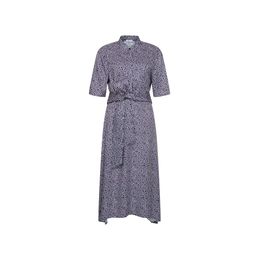 Seidensticker Kleid Damen Gr&ouml;&szlig;e 48 dunkelblau / wei&szlig; Sommerkleid