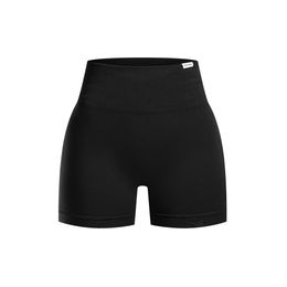 Smilodox Issy Seamless Scrunch Shorts High Waist Damen Gr&ouml;&szlig;e M schwarz