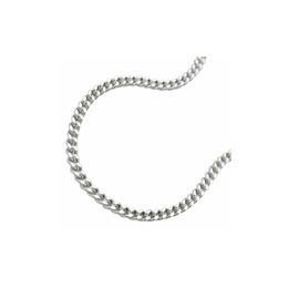 Gallay Kette 2mm Flachpanzerkette 2x diamantiert Silber 925 60cm