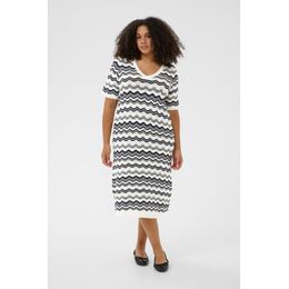 Kaffe curve Kleid KCania Regular fit in Chalk/Midnight M. Wavy Lines | Gr.: M