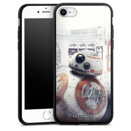 DeinDesign iPhone SE (2020) Handy Slim Case extra d&uuml;nn Silikon Handyh&uuml;lle schwarz H&uuml;lle Robot Star Wars Merchandise Silikon Slim Case