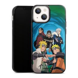 DeinDesign iPhone 13 Mini Handy Slim Case extra d&uuml;nn Silikon Handyh&uuml;lle schwarz H&uuml;lle Hokage Official Licensed Product Naruto Shippuden Silikon Slim Case
