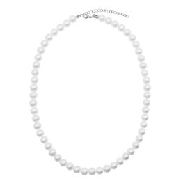Heideman Kette 'Perle' Herren Gr&ouml;&szlig;e One Size silber / naturwei&szlig;