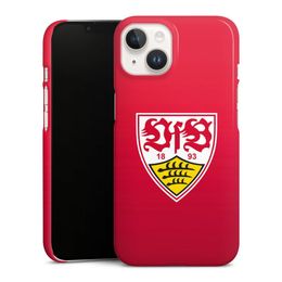 DeinDesign iPhone 14 Handy Premium Case Smartphone Handyh&uuml;lle Schutzh&uuml;lle gl&auml;nzend Logo Official Licensed Product Vfb Stuttgart Premium Case