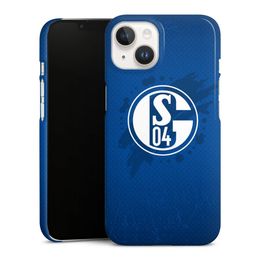 DeinDesign iPhone 14 Handy Premium Case Smartphone Handyh&uuml;lle Schutzh&uuml;lle gl&auml;nzend Official Licensed Product Fc Schalke 04 Schalke 04 Premium Case