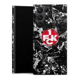 DeinDesign Galaxy S22 Ultra Handy Premium Case Smartphone Handyh&uuml;lle Schutzh&uuml;lle gl&auml;nzend Coat Of Arms 1. Fc Kaiserslautern Muster Premium Case