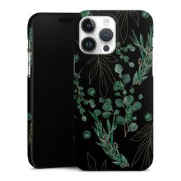 DeinDesign iPhone 14 Pro Max Handy Premium Case Smartphone Handyh&uuml;lle Schutzh&uuml;lle matt Nature Eukalyptus Leaves Premium Case