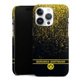 DeinDesign iPhone 14 Pro Handy Premium Case Smartphone Handyh&uuml;lle Schutzh&uuml;lle gl&auml;nzend Ombre Borussia Dortmund Bvb Premium Case