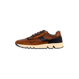 ELONG Niedrige Sneaker mit Schn&uuml;rung Braun | Gr.: 41
