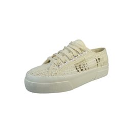Superga Sneaker '2740 Crochet Macrame' Damen Gr&ouml;&szlig;e 37 beige Sommerschuhe