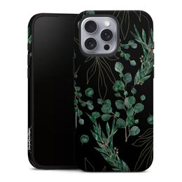 DeinDesign iPhone 16 Pro Max Handy Panzer Handyh&uuml;lle robuste Outdoor H&uuml;lle Schutzh&uuml;lle matt Nature Eukalyptus Leaves Tough Case