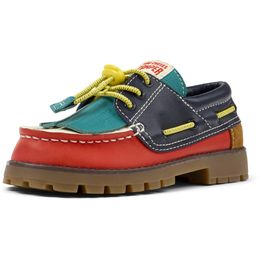 CAMPER Flats 'Bobo Choses' boy size 32 Cyan blue / Yellow / Red / Black
