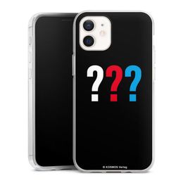 DeinDesign iPhone 12 Handy Silikon H&uuml;lle Case transparent Handyh&uuml;lle Official Licensed Product Die Drei ??? Logo Silikon Case