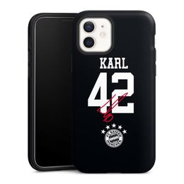 DeinDesign iPhone 12 mini Handy Panzer Handyh&uuml;lle robuste Outdoor H&uuml;lle Schutzh&uuml;lle matt Merchandise Fc Bayern M&uuml;nchen Lennart Karl Tough Case