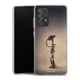 DeinDesign Galaxy A52s 5G Handy Silikon H&uuml;lle Case transparent Handyh&uuml;lle Disney Pixar Toy Story Woody Silikon Case