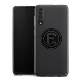 DeinDesign Galaxy A50 Handy Silikon H&uuml;lle Case transparent Handyh&uuml;lle F95 Fortuna D&uuml;sseldorf Logo Silikon Case