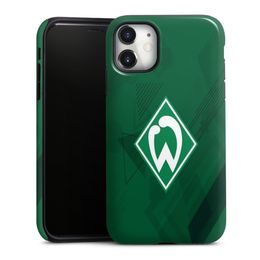 DeinDesign iPhone 11 Handy Panzer Handyh&uuml;lle robuste Outdoor H&uuml;lle Schutzh&uuml;lle gl&auml;nzend Sv Werder Bremen Official Licensed Product Coat Of Arms Tough Case