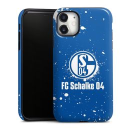 DeinDesign iPhone 11 Handy Panzer Handyh&uuml;lle robuste Outdoor H&uuml;lle Schutzh&uuml;lle gl&auml;nzend S04 Fc Schalke 04 Logo Tough Case