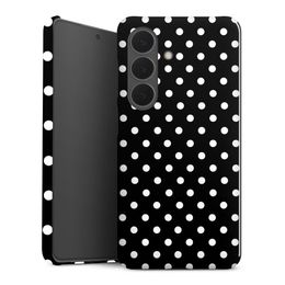 DeinDesign Galaxy S26 Handy Premium Case Smartphone Handyh&uuml;lle Schutzh&uuml;lle gl&auml;nzend Retro Points Polka Dots Premium Case