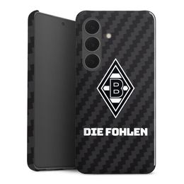 DeinDesign Galaxy S26 Handy Premium Case Smartphone Handyh&uuml;lle Schutzh&uuml;lle gl&auml;nzend Borussia M&ouml;nchengladbach Carbon Gladbach Premium Case