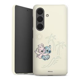 DeinDesign Galaxy S26 Handy Premium Case Smartphone Handyh&uuml;lle Schutzh&uuml;lle gl&auml;nzend Angel Disney Lilo & Stitch Premium Case