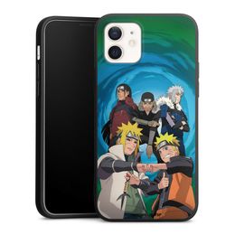 DeinDesign iPhone 12 Handy Premium Silikon H&uuml;lle Handyh&uuml;lle schwarz Case Hokage Official Licensed Product Naruto Shippuden Silikon Premium Case
