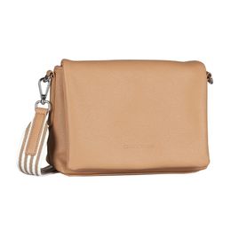 Tom Tailor Damen Umh&auml;ngetasche "Orla Stripe", beige, Polyurethan, clean, gepflegt, unifarben, Taschen, aus softem Kunstleder in modernem Look mit