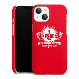 DeinDesign iPhone 13 Mini Handy Premium Case Smartphone Handyh&uuml;lle Schutzh&uuml;lle matt 1. Fc Kaiserslautern Spruch Official Licensed Product Premium Case