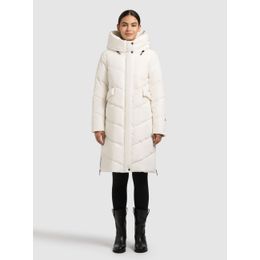 Khujo Damen Steppmantel "SUNNE", wei&szlig;, Gr. S, unifarben, 100% Polyester, M&auml;ntel