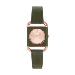 Furla Analoguhr 'ARCO' Damen Gr&ouml;&szlig;e One Size rosegold / gr&uuml;n