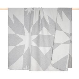 Wohndecke Pad, B:150cm L:200cmcreme, wei&szlig;, Baumwolle, Polyacryl, Wohndecken, "BIRTH", Sanfte Farben und lebensfrohe Motive f&uuml;r eine leichte Atmosph&auml;re