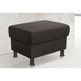 Hocker Trendmanufaktur, B:67cm H:46cm T:53cm, braun, Kunstleder SOFTLUX;Microfaser PRIMABELLE (100% Polyester);NaturLEDER (echtes