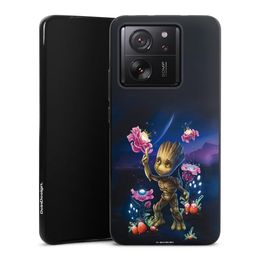 DeinDesign Xiaomi 13T Pro Handy Silikon H&uuml;lle Case schwarz Handyh&uuml;lle Baby Groot Marvel Guardians Of The Galaxy