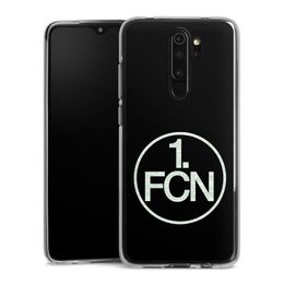 DeinDesign Xiaomi Redmi Note 8 Pro Handy Silikon H&uuml;lle Case transparent Handyh&uuml;lle 1. Fc N&uuml;rnberg Logo 1. Fcn Silikon Case