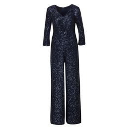 Madeleine Mode Madeleine Jumpsuit Damen Gr&ouml;&szlig;e L/XL dunkelblau