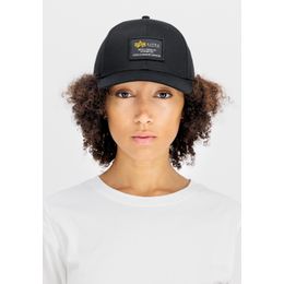 Herren Trucker Cap "Crew Cap", schwarz, Alpha Industries, Baumwolle, Caps