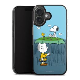 DeinDesign iPhone 17 Handy Silikon H&uuml;lle Case schwarz Handyh&uuml;lle Peanuts Children Snoopy