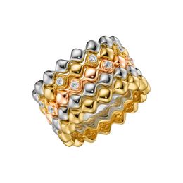 Giorgio Martello Milano Ring Damen Gr&ouml;&szlig;e 58 gold / silber