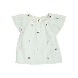 M&uuml;sli T-Shirt M&auml;dchen Gr&ouml;&szlig;e 86 creme / pastellblau / rot