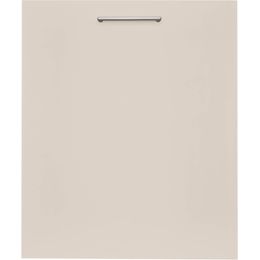 Frontblende Nobilia, B:60cm H:72cm T:1,9cm, beige, MDF, M&ouml;belblenden, ""Laser", durchgehende T&uuml;rfront f&uuml;r vollintegrierte Geschirrsp&uuml;ler", in den