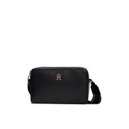 Tommy Hilfiger Damen Mini Bag "TH JOY CAMERA BAG", schwarz, Lederimitat, Taschen, kleine Umh&auml;ngetasche, Crossbody Bag, Schultertasche im eleganten