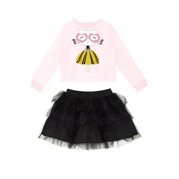 Denokids Set 'Heart Glasses' M&auml;dchen Gr&ouml;&szlig;e 110 pink