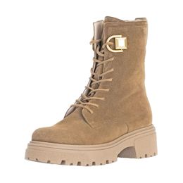 GABOR Lace-Up Ankle Boots female size 35.5 Light brown