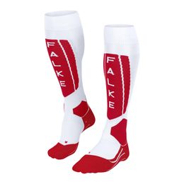 Falke Damen Kniestr&uuml;mpfe "SK5 Expert", Gr. 37, wei&szlig;, Obermaterial: 52% Polypropylen PP. 25% Polyamid PA. 22% Seide silk. 1% Elasthan EL., Socken
