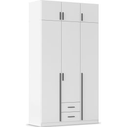 Kleiderschrank Rauch, B:136cm H:248cm T:54cm, wei&szlig;, Holzwerkstoff, Kinderzimmer, Schr&auml;nke, "Schrank Garderobe W&auml;scheschrank GAMMA in 4 Breiten 91-226