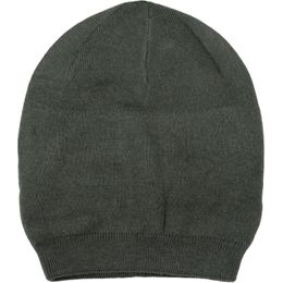 styleBREAKER Damen Strickm&uuml;tze "Feinstrick Beanie M&uuml;tze Uni Doppellagig", gr&uuml;n, Modisch, Obermaterial: 80% Polyacryl PAN. 20% Wolle WO., M&uuml;tzen