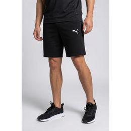 Puma Herren Trainingsshorts "TEAMGOAL CASUALS SHORTS", schwarz-wei&szlig;, Gr. S, unifarben, Sweatware, Obermaterial: 100% Baumwolle, Hosen, aus Baumwolle